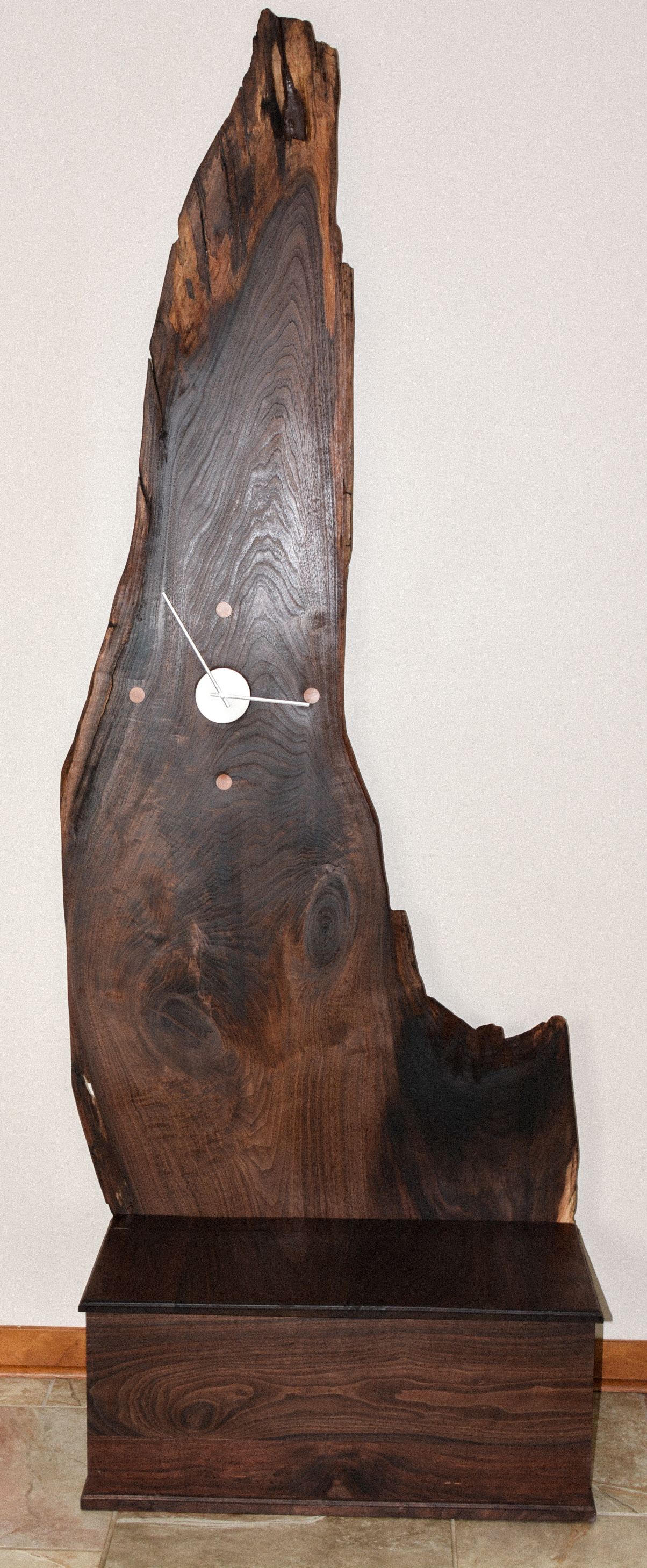 Beasley Sevin Designs Forever Wood - Live Edge Grandfather Clocks